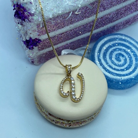 Jewelry | Monogram V Necklace | Poshmark